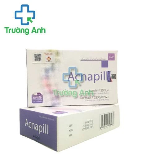 Acnapill - Viên uống giúp giảm mụn, kiềm dầu hiệu quả