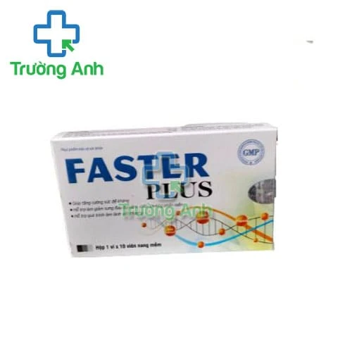 Faster Plus - Hỗ trợ giảm sưng đau do viêm, chấn thương phần mềm