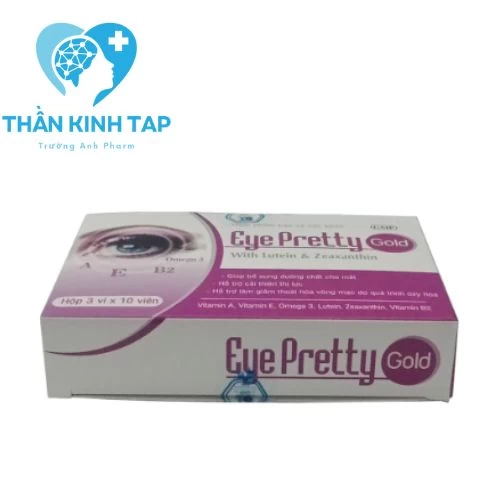 Eye Pretty Gold - Bổ sung dưỡng chất, ngăn ngừa các vấn đề mắt