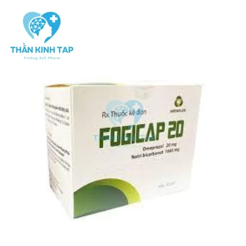 Fogicap 20 - Thuốc điều trị loét dạ dày tá tràng