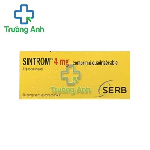 Sintrom 4mg - Thuốc điều trị và dự phòng các tim mạch