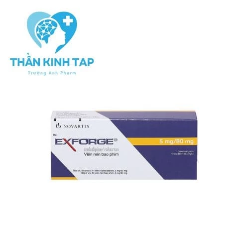 Exforge 50mg/80mg - Thuốc điều trị tăng huyết áp vô căn