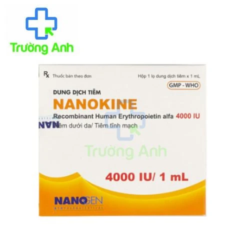 Nanokine 4000 iu - Thuốc điều trị thiếu máu hiệu quả