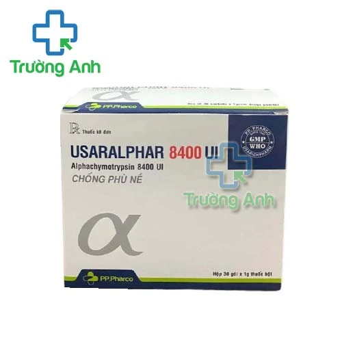 Usaralphar 4200 UI - Thuốc điều trị phù nề do bong gân