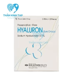 Hyaluron Eye Drops - Hỗ trợ điều trị tổn thương giác mạc và kết mạc