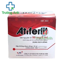 Atiferlit - Thuốc điều trị thiếu máu do thiếu sắt