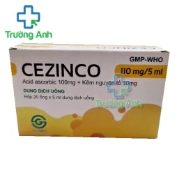 Cezinco - Thuốc điều trị thiếu Vitamin C hoặc Kẽm