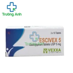 Escivex 5 tablets - Thuốc trị trầm cảm nặng, rối loạn hoảng sợ