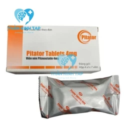 Pitator tablets 4mg - Thuốc điều trị tăng cholesterol máu