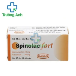 Spinolac Fort - Thuốc điều trị phù, tăng huyết áp